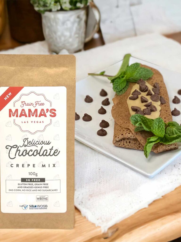 Chocolate Crepe Mix 4 Pack | Gluten Free | Grain Free Mama’s